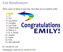 Hop for Visibility, Awareness and Equality: Congratulations Emily! - L ...